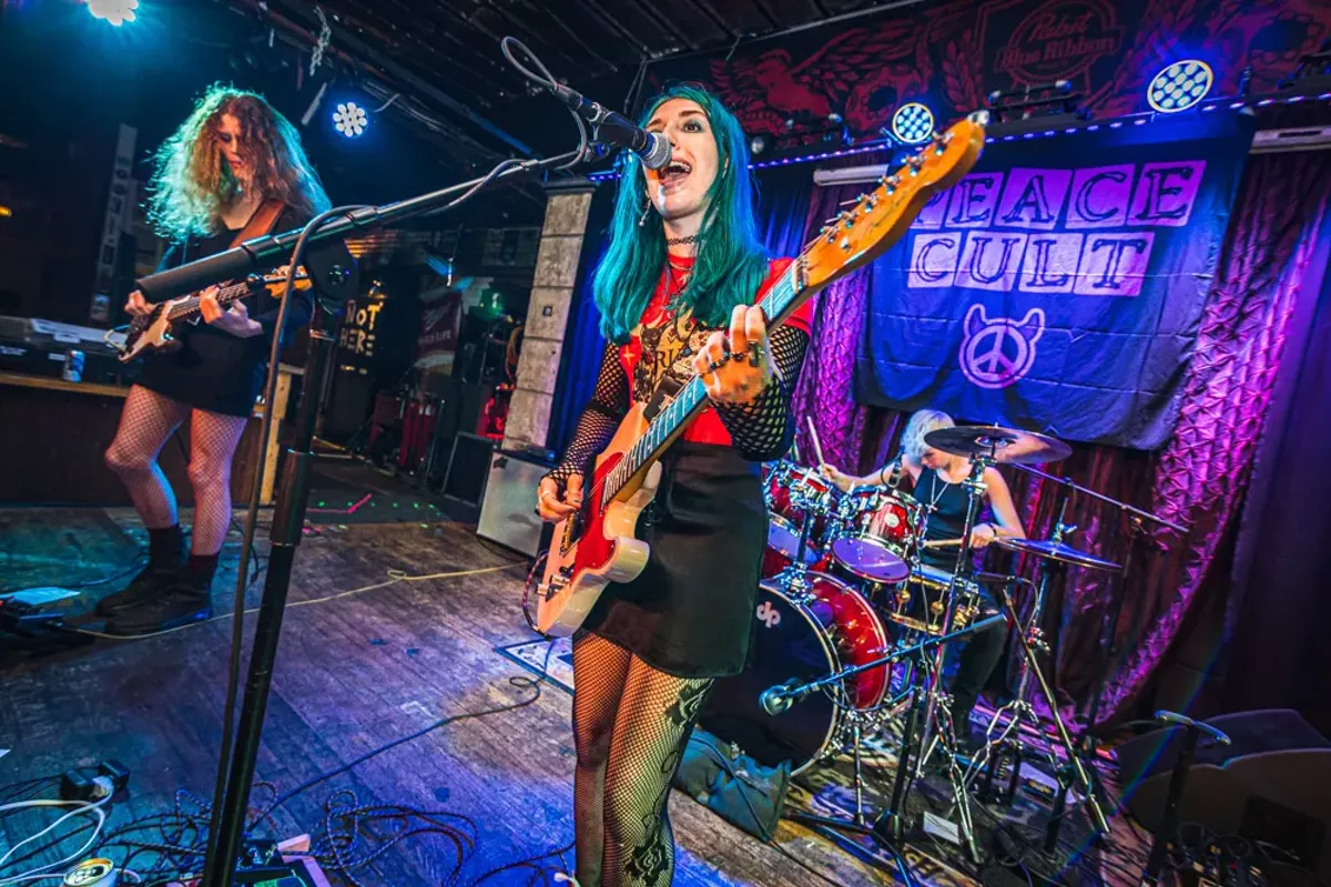 Everyone we saw at Peace Cult's album release party in Ybor City ...